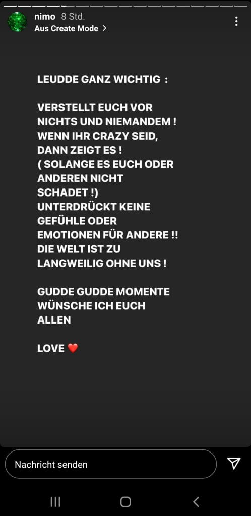 Nimo und Dardan wenden sich mit emotionalen Nachrichten an ihre Fans ...