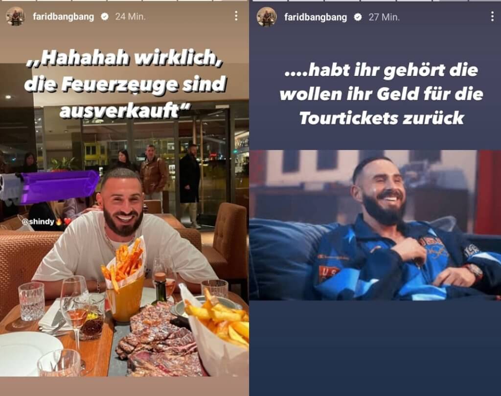 Fans abgezogen - Farid Bang kontaktiert Shindy direkt und teilt aus ...